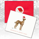 Azawakh Christmas Note Cards | AKC Shop