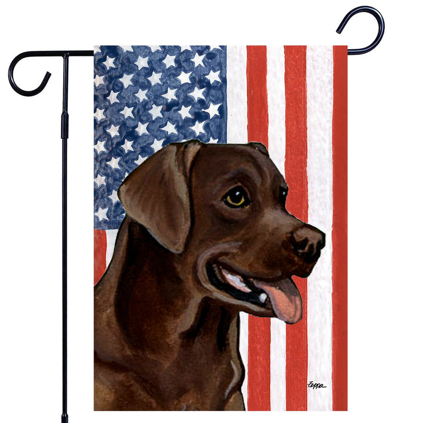 Labrador Retriever Americana Garden Flag | AKC Shop