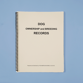 Dog Record Book | AKC Shop