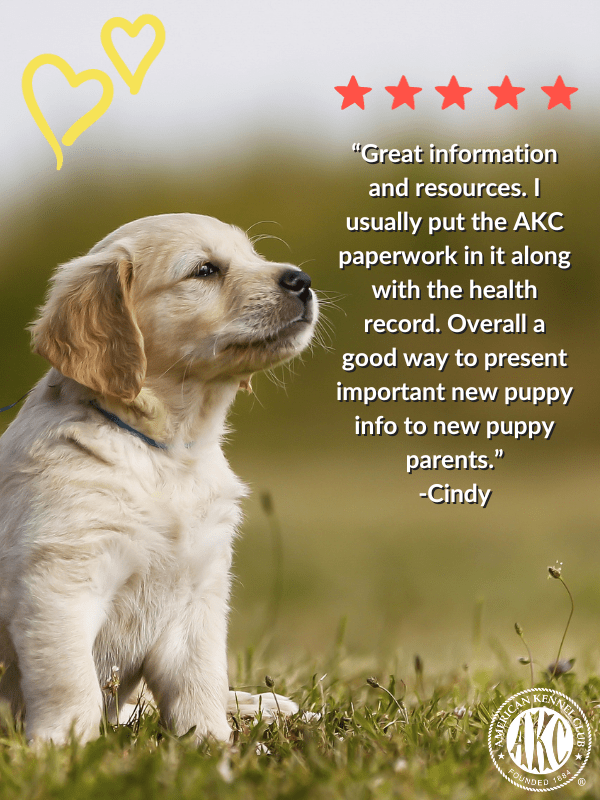 (5 per Pack) Puppy Information Folder | AKC Shop