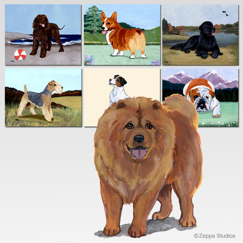 Chow Chow Scenic Cutting Board | AKC Shop