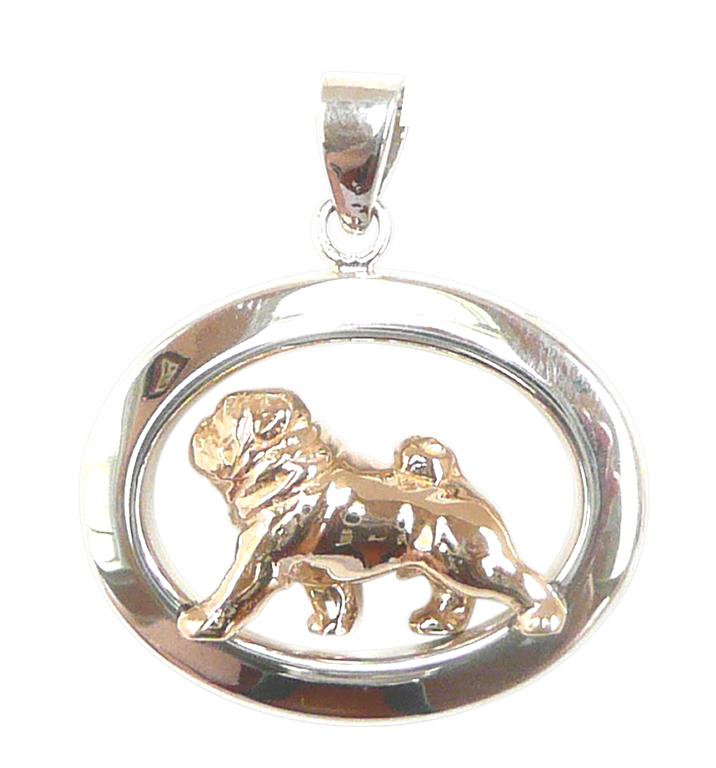 Pug Sterling & 14k Gold Jewelry | AKC Shop
