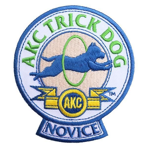 AKC Trick Dog Novice Patch (shipping included) 3.5" | AKC Shop