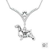 VIP English Spring Spaniel w/Pheasant CZ Necklace, Body | AKC Shop