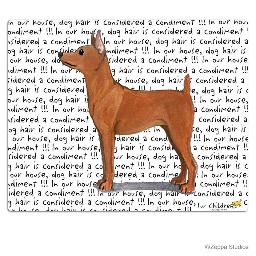 Miniature Pinscher Red Cutting Board | AKC Shop