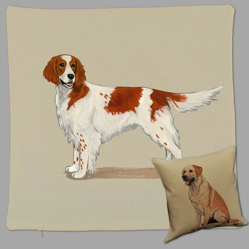 Irish Red and White Setter Pillow Cover | AKC Shop
