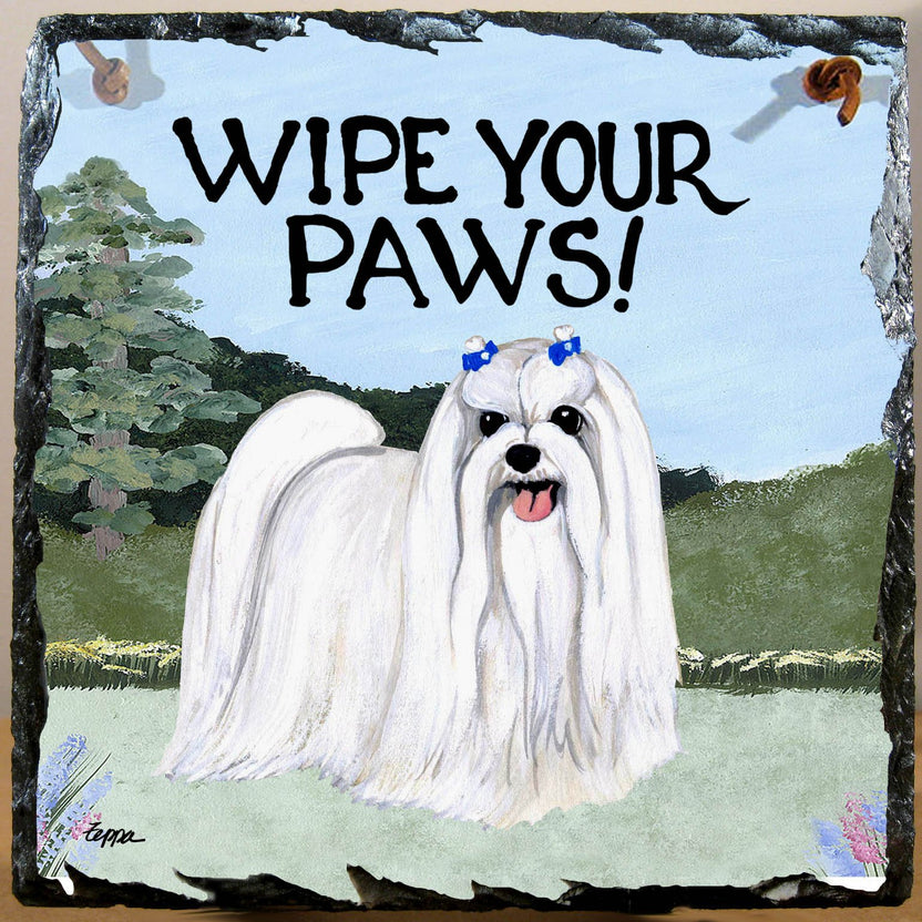 Maltese Slate Sign | AKC Shop