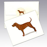 Redbone Coonhound Note Cards | AKC Shop