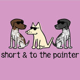 Short and to the Pointer - Ladies Racer Back Tank Top | AKC Shop